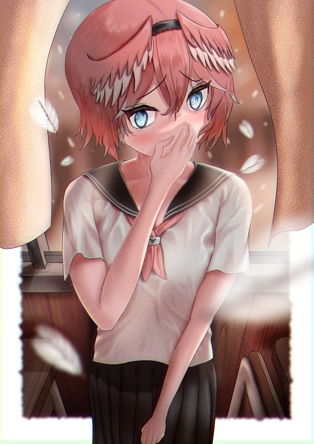 4kinakano hololive takane lui seifuku wings | #1022572 | yande.re